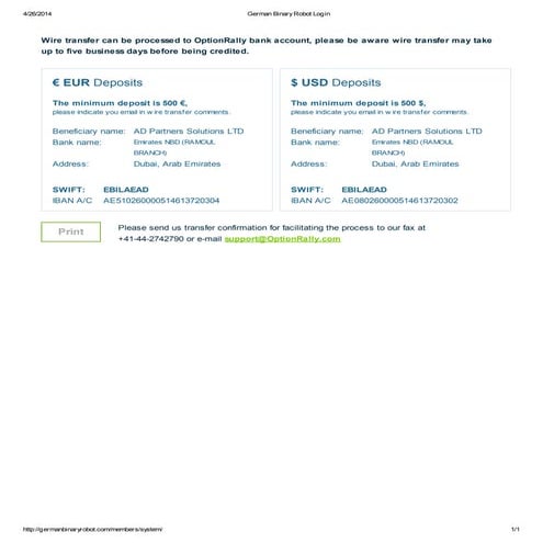 German binary robot login | PDF