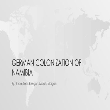 German colonization of Namibia.pptx pres | PPTX