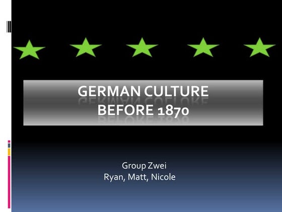 German culture | PPTX