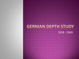 Germany 1919 1945 revision facts book | PDF