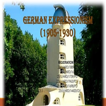 powerpoint about German expressionism powerpoint | PPTX