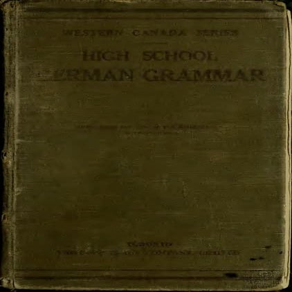 German high school grammar | PDF