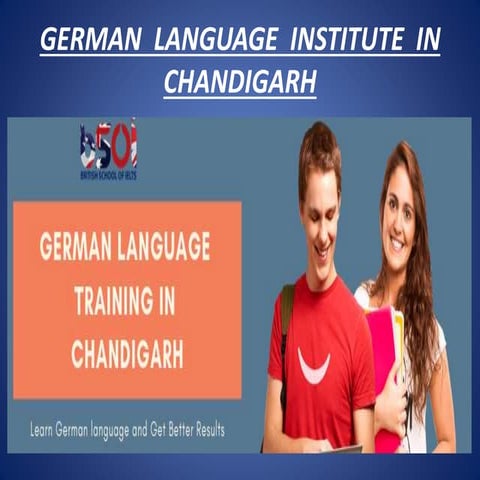 Basic German Language Institute | classes for beginners in chandigarh | PPT