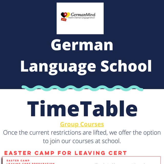 German Language School | PDF