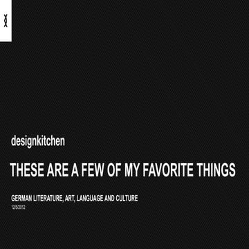 Some Of My Favorite Things | PPT