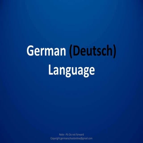 German school online | PPT