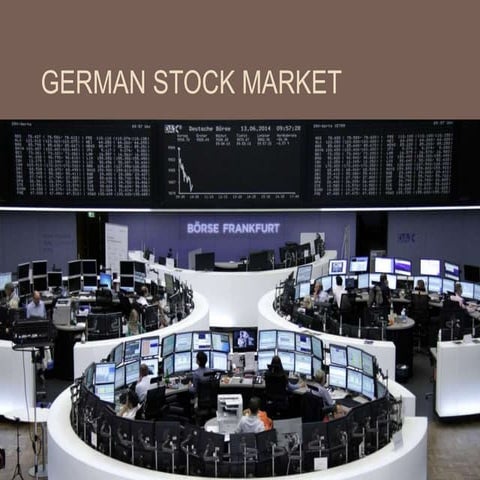 German stock markets | PPTX