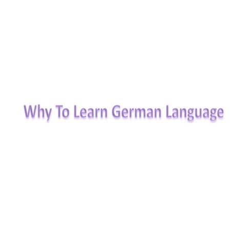 German language | PPT