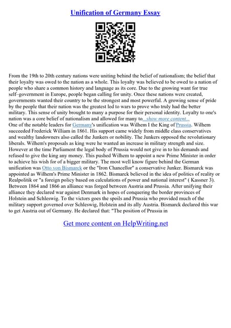 German unification | PPT | Death, Injury, or Military Conflict ...