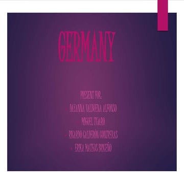 Germany- Complete culture of Germany in one presentation | PPT