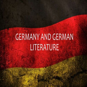 Germany and German literature | PPTX