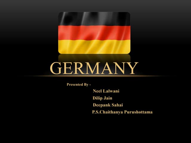 Economic System "Germany" | ODP