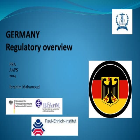 Germany regulatory affairs | PPTX