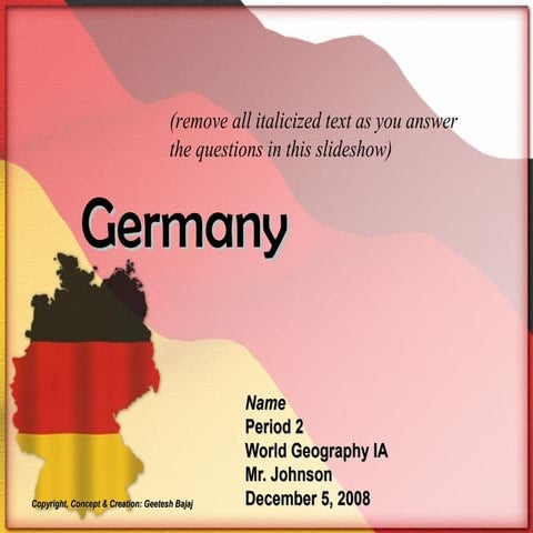 Germany Template T 2 | PPT