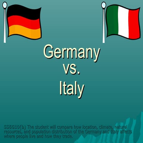 SS6G10(b) Germany vs Italy | PPT