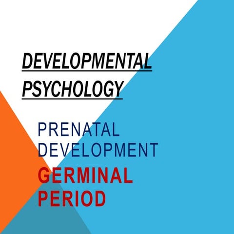 Germinal period | PPTX
