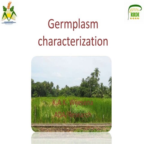 Germplasm characterization.ppt