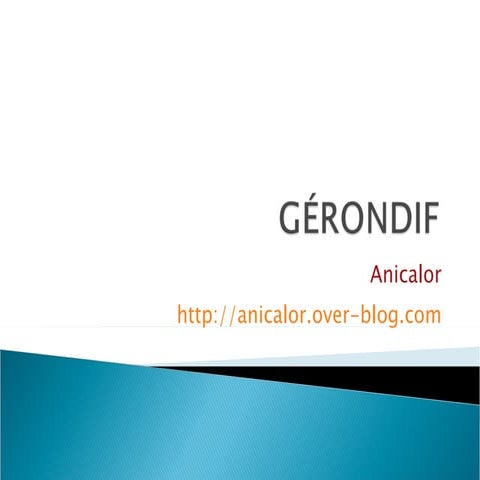 Gerondif | PPT