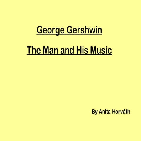 Gershwin | PPT