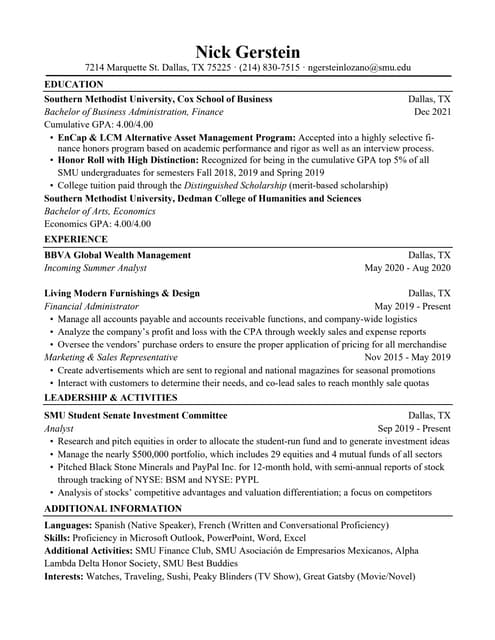 Megan condi - Resume | PDF