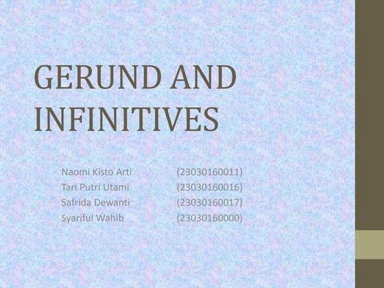 Gerunds and-infinitives-with-a-change-in-meaning-grammar-drills 49975 | PPT