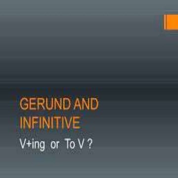 gerund or infinitive.. the usage of both | PPTX