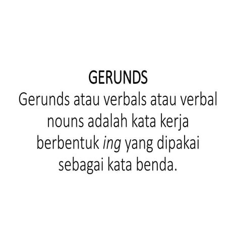 English Gerund | PPT