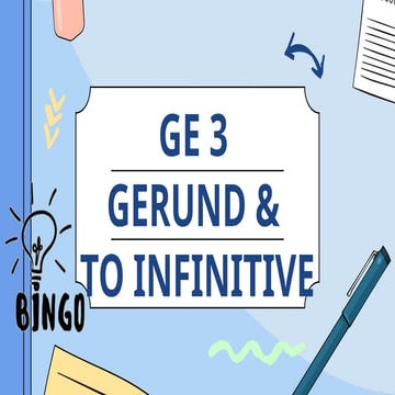 Gerund and To infinitive presentation.pptx | Islam | Religion ...