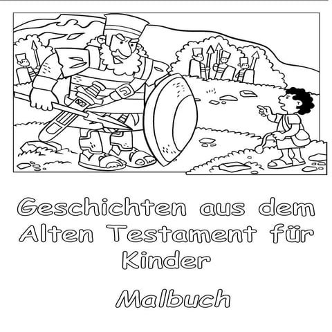 Ausmalbild: Jakob Und Esau Lesung 17. So. Nach Trinitatis