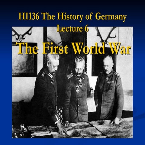 Geschiedenis germany world war i | PPT