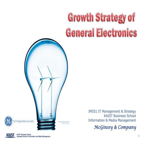 GE's Growth Strategy | PPTX