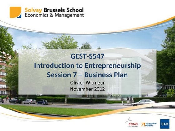 Business plan - Entrepreneurship | PPTX | Business Administration ...