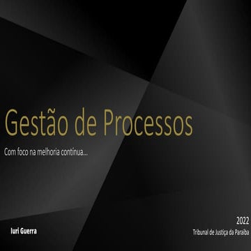 Gestão de Processos - Com foco na melhoria contínua | PDF