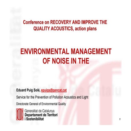 Noise mapping in Australia IN15-380 | PDF