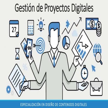 Gestión de proyectos y contenidos digitales | PPTX | Technology & Computing