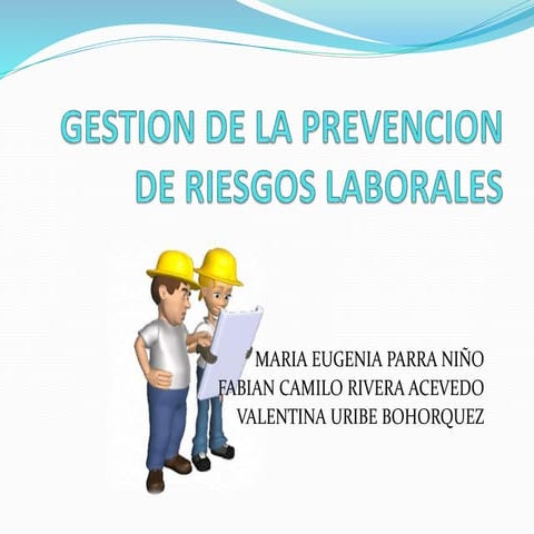 Gestion de-la-prevencion-de-riesgos-laborales | PPTX