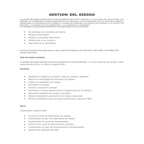 Iso 27001 gestion de riesgos | PPT