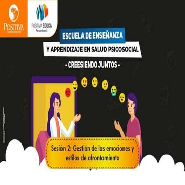 gestion y control de emociones en el hecho educativo | PPTX
