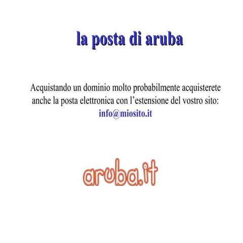 Gestire la posta | PPT | Email | Internet