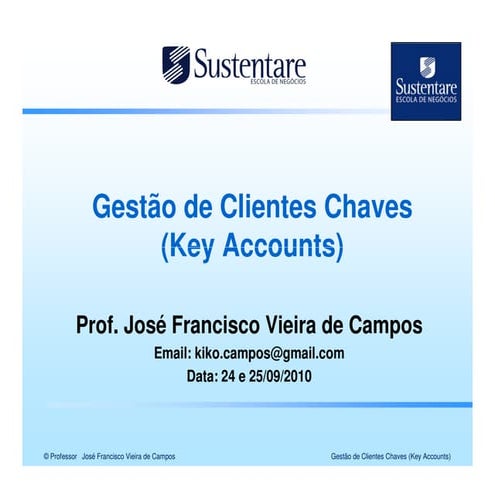 Gestão de clientes chave key accounts | PDF