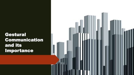 Gesture and its types | PPT