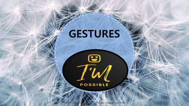 Gestures | PPTX