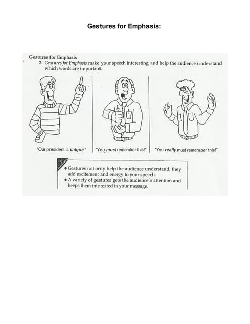 Gestures for Showing (Visualizing) | DOC