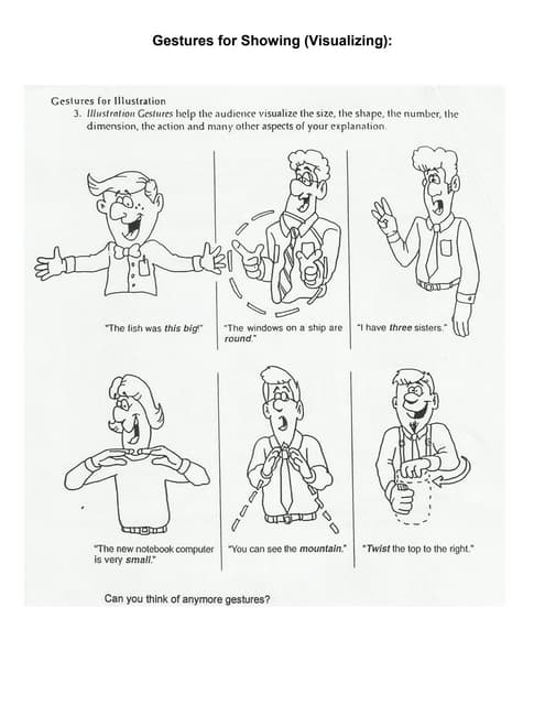 Gestures for Emphasis | PDF