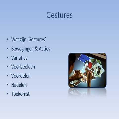 Gestures Presentatie | PPT