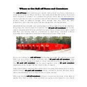 Get Roll off Boxes and Containers - Various Ranges with Affordable Pricing