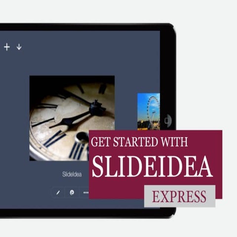 Get started with SlideIdea | PPT