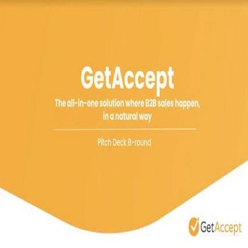 Getaccept Pitch Deck | PDF