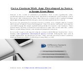 Get a custom web app developed to serve a large user base