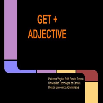 Get plus adjective | PPSX